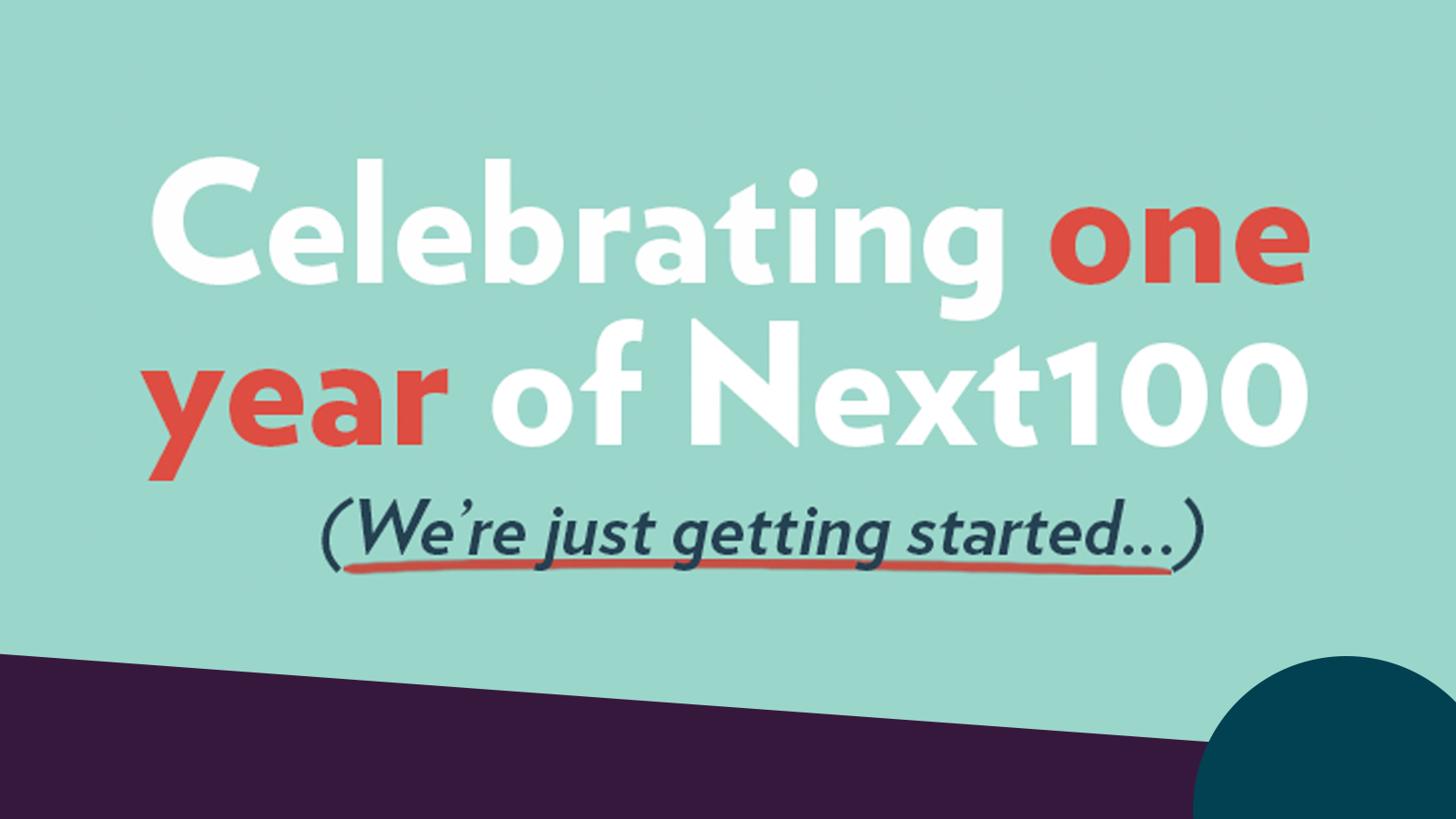 Celebrating One Year of Next100 (We’re Just Getting Started...) – Next100